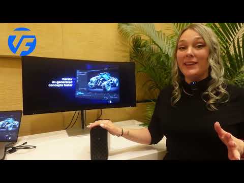 HP Z2 Mini G1a - demo at CES 2025
