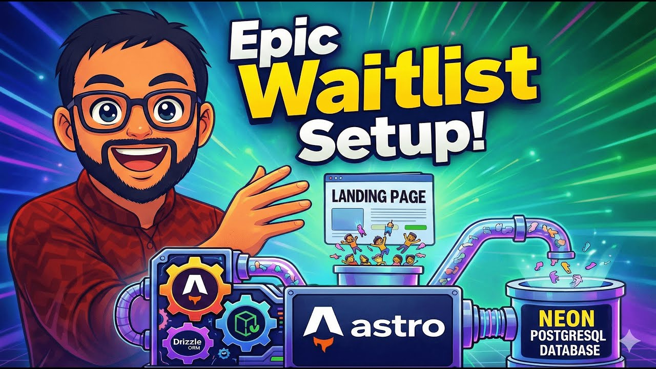 The Cleanest Waitlist Stack for landing pages (Astro + Drizzle + Neon) in 2026