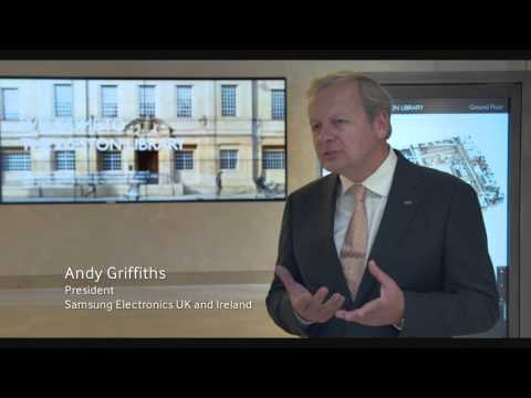 Samsung Business | Display technology integrated into new Weston Library at Oxford University