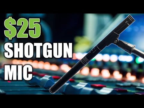 CHEAP Shotgun Condenser Microphone | Neewer NW 81 Shotgun Mic Review