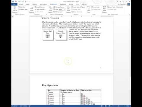 Works Cited in Word