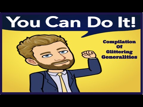 Examples Of Glittering Generalities