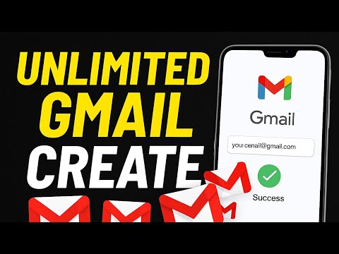 Create Unlimited Gmail Accounts. New method 100% Working #GmailTrick #MultipleGmailAccounts