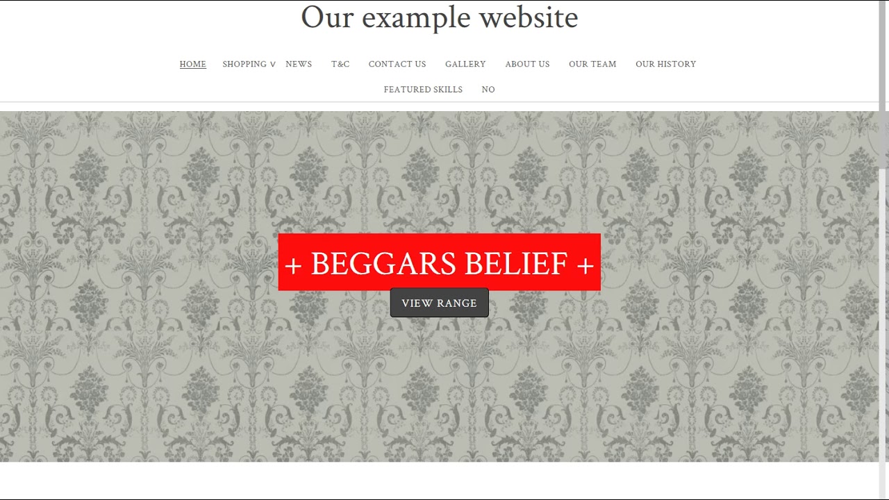 Renaming - Reordering Menu Items