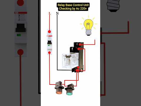 8 pin relay connection || #electrical
