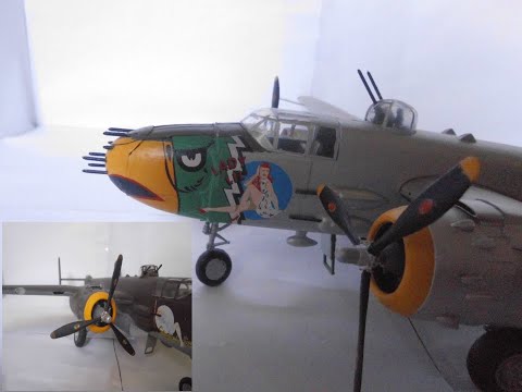 Afterbuild review of the 1/48 Scale B 25J Mitchell Model Kits from Monogram and Revell