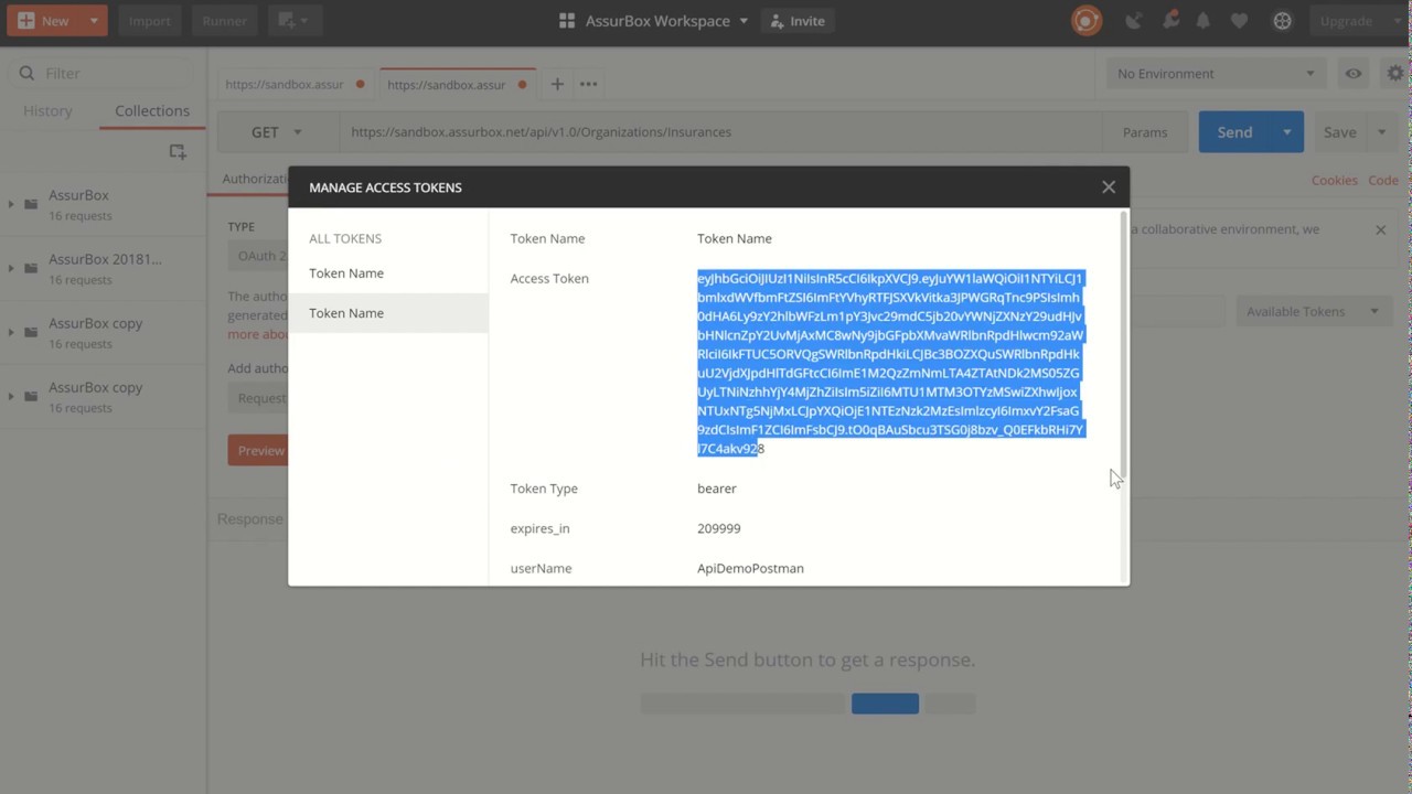 POSTMAN API OAUTH2 CLIENTCREDENTIALS