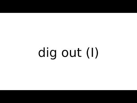 dig out I #phrasalverbs #phrasalverb #english #meaning #meanings #definition #definitions