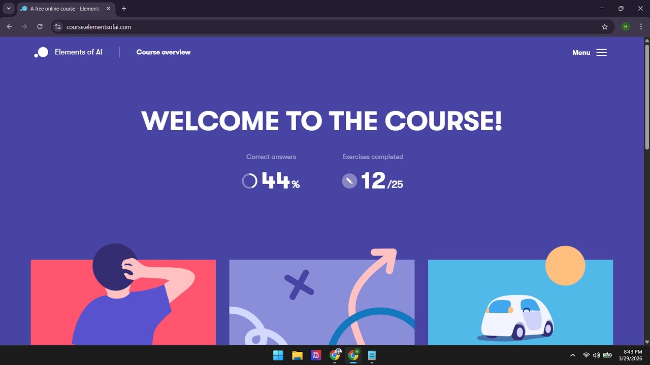 Day 5 – Naive Bayes and Machine Learning – Studying AI | Elements of AI (40% → 44%)