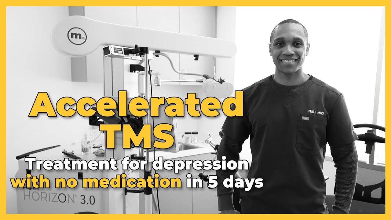 Treat depression with no medication in 5 days | Accelerated TMS | 91204