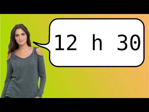 How to say 12.30 pm in French?