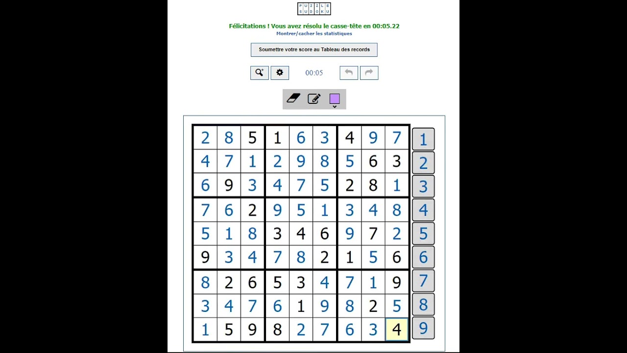 Sudoku solver  #python #playwright #puzzle
