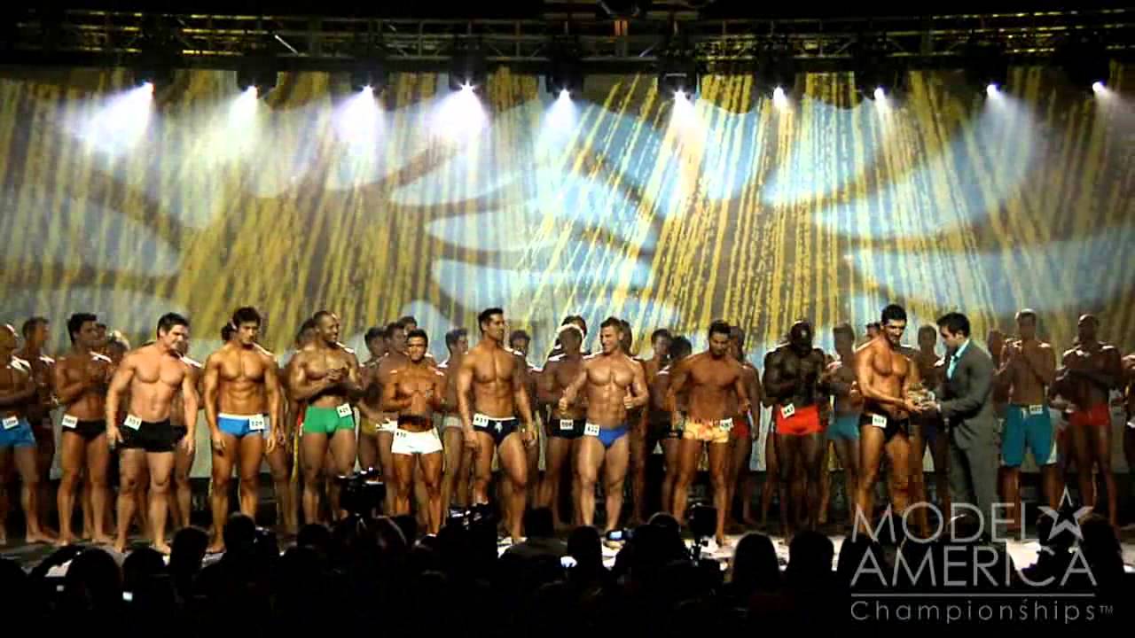 2010 Model America Championships - Men Swimwear Finalists