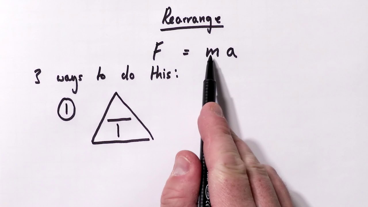 How to rearrange equations and formula explained simply