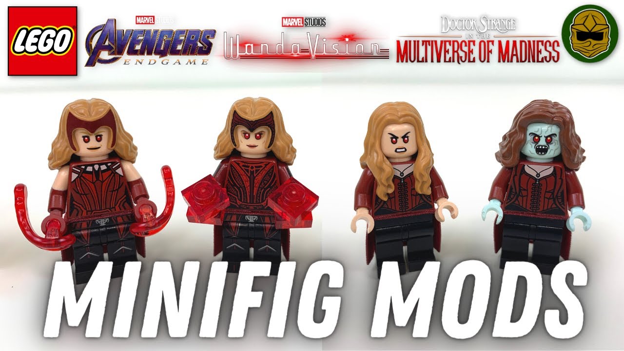 Minifig Mods: Scarlet Witch! Fixing LEGO's Horrible Wanda Maximoff Minifigures With Firestar Toys 🤩