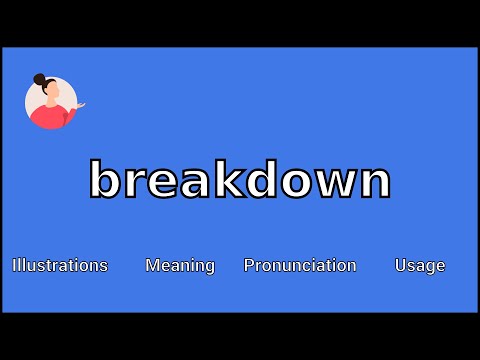 BREAKDOWN - Meaning and Pronunciation