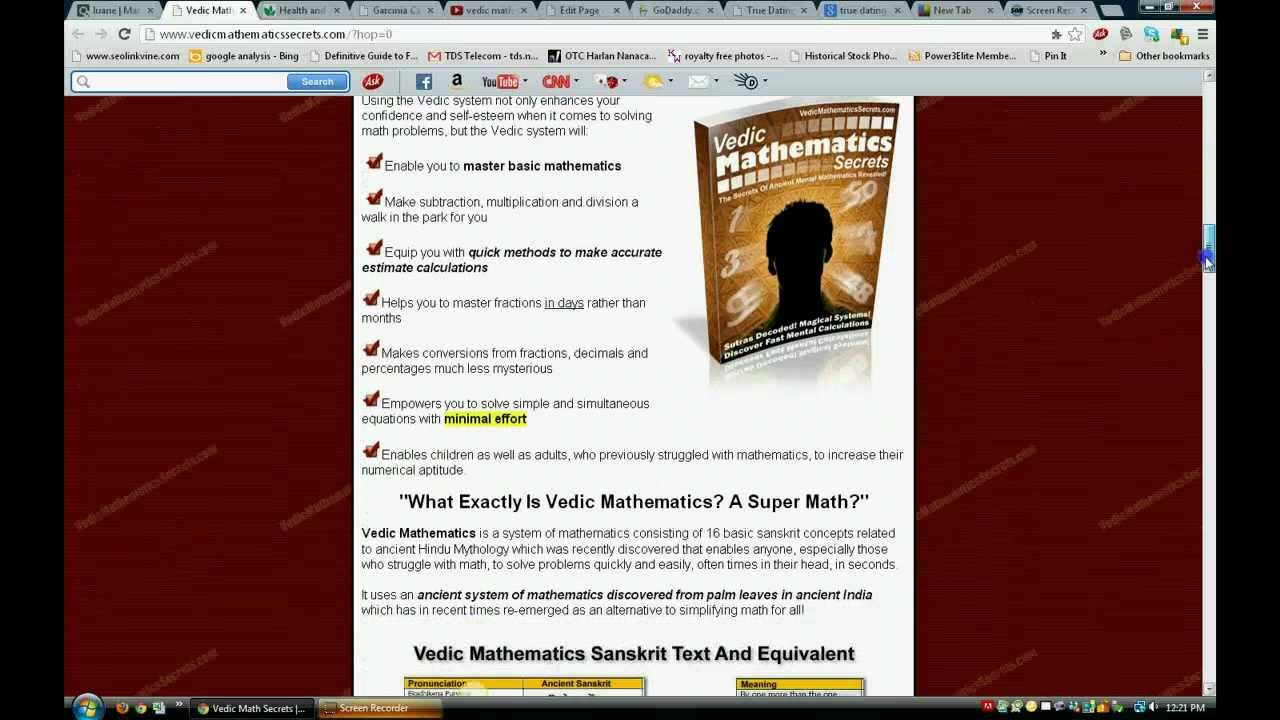 ****Vedic Mathematics PDF PLUS 3 Free Bonus Books Too****