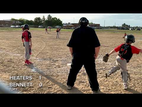 BYBSA 10U Kid Pitch Baseball Game 5 - Heaters vs Bennett - FULL GAME RECAP