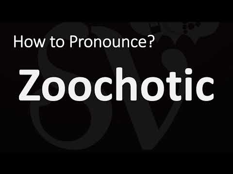 How to Pronounce Zoochotic? (CORRECTLY)