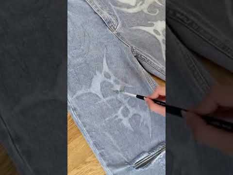 Bleaching My Jeans - DIY Clothes