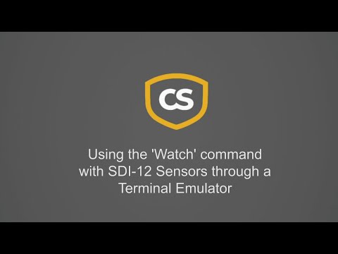 SDI-12 Watch or Sniffer Mode