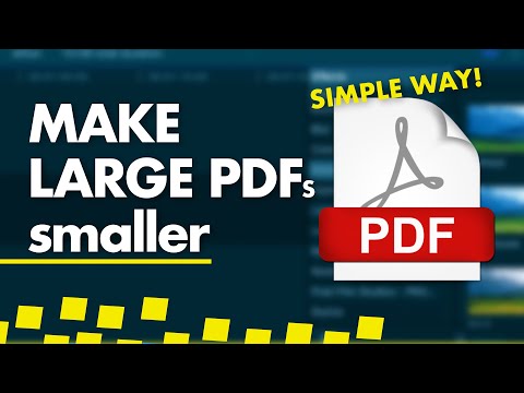 Compress PDF File (Simple tool!) When Too Large to Email