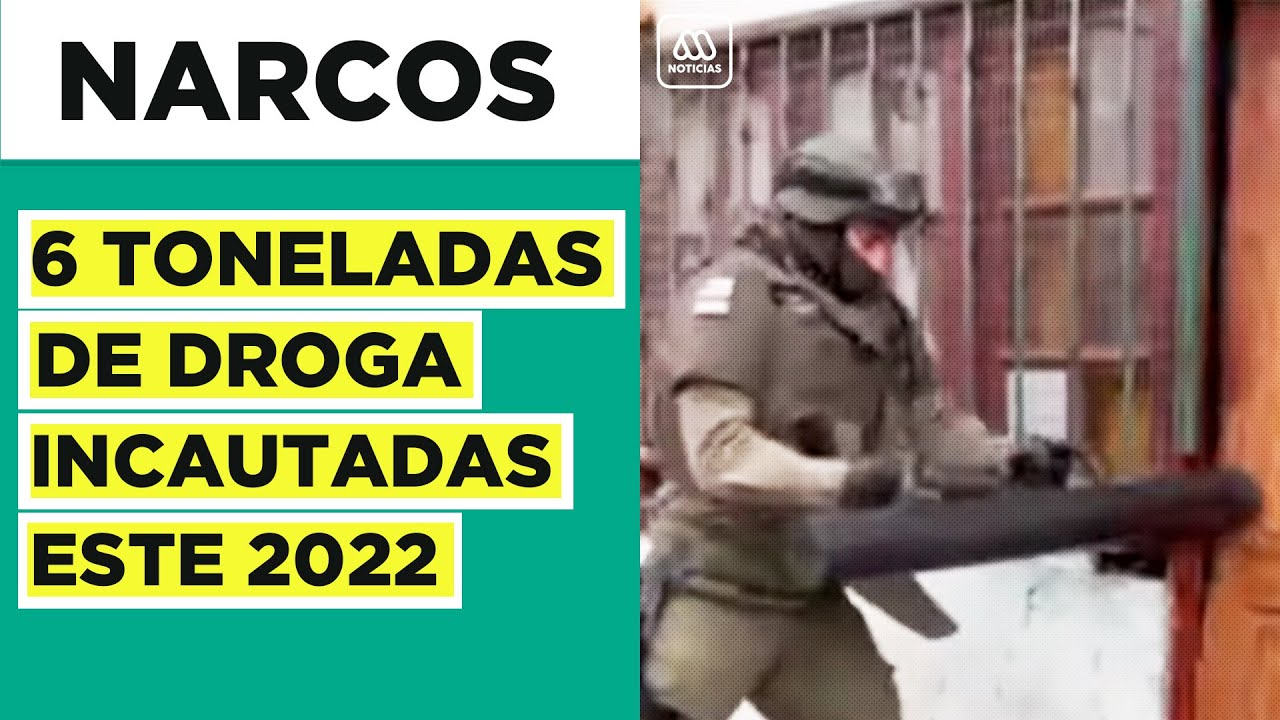 Más de 700 detenidos: 6 toneladas de droga incautada este 2022