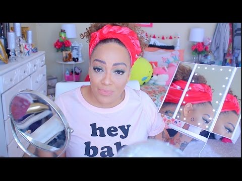 MIRROR TESTING MAKEUP LOOK GRWM Chit Chat FINE LINES & Cake Face