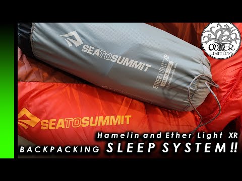 Sea to Summit Hamelin & EtherXR Synthetic Mid-Weight Sleep System | Cold Weather Spring Fall Winter