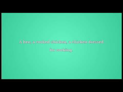 Chook Meaning