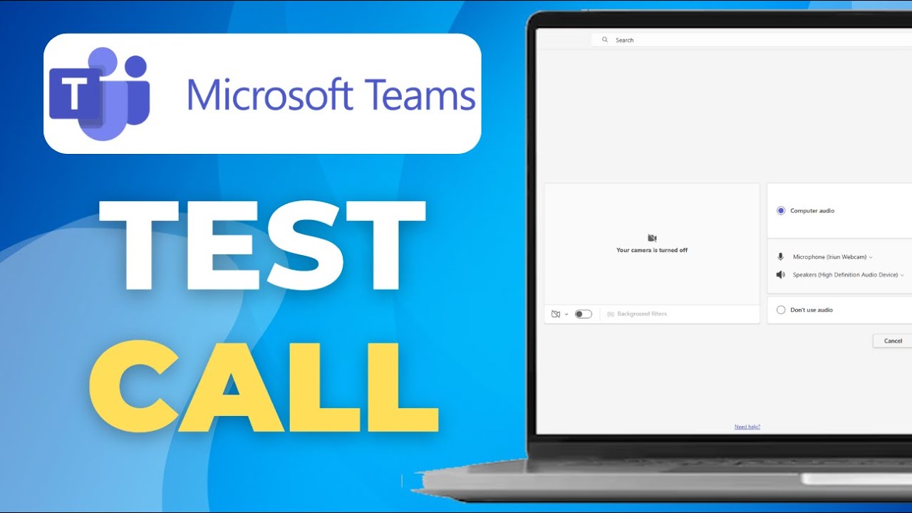 How to Make a Test Call in Microsoft Teams