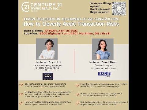 Exclusive Free Training: Condo Assignment Secrets | Mitigating Risks | Century 21 MyPro Realty