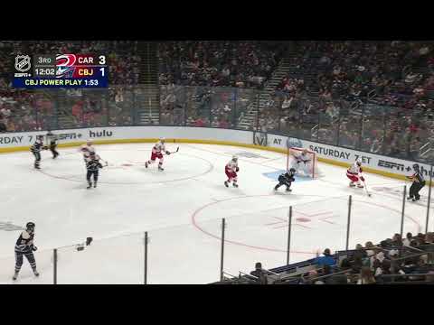 Alexander Nylander Scores his 1st Goal as a Blue Jacket
