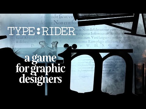 Type Rider, a platformer about font and print history, Gothic, Garamond & Didot