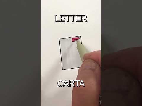 Learn Spanish! ¡Aprenda Inglés! LETTER : LA CARTA