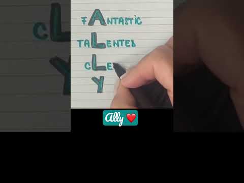 Meaning of the name ALLY #meaning #name #ally