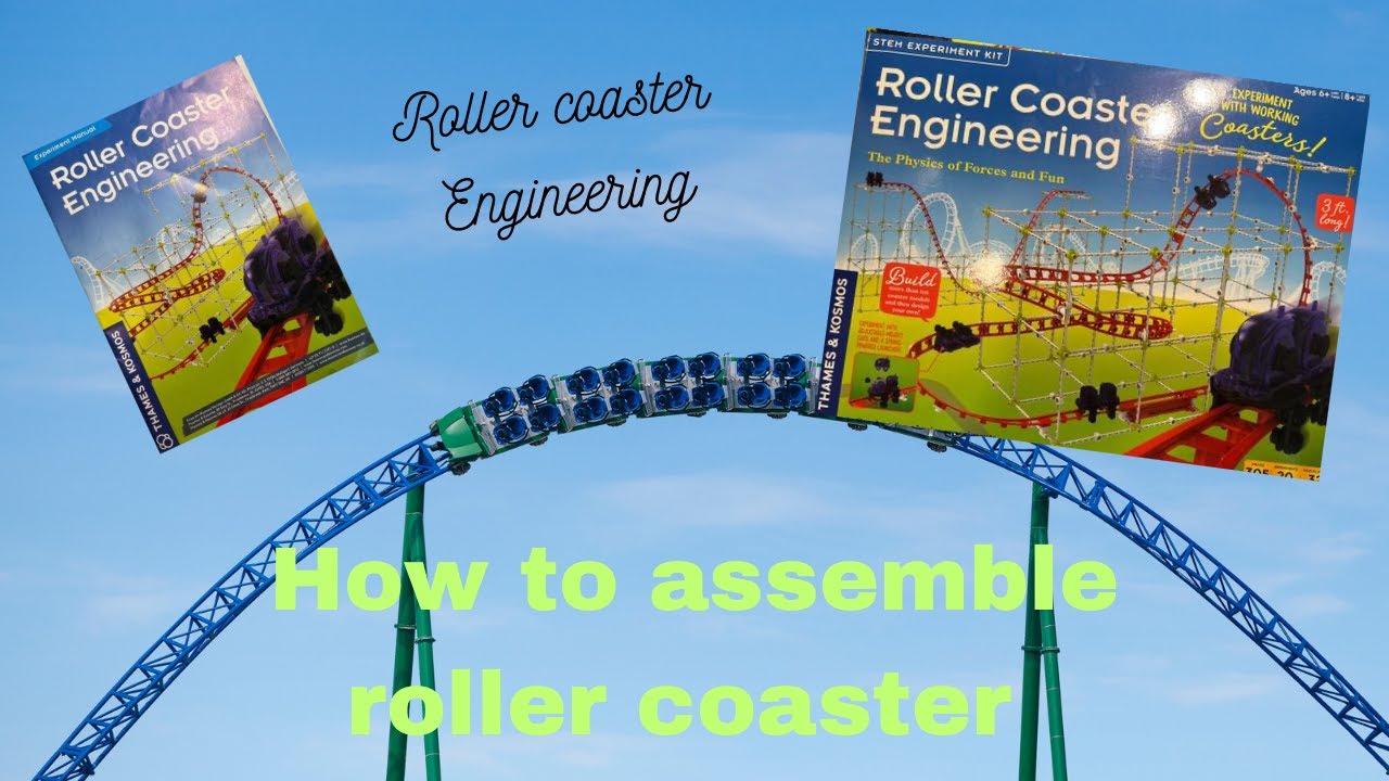 Assemble roller coaster ( roller coaster engineering)stem experiment kit