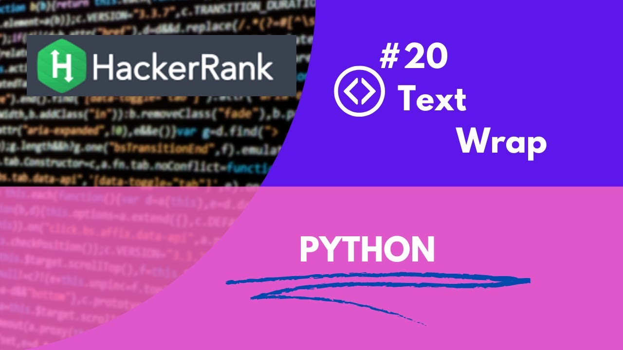 Text wrap problem solution in Python || hackerrank problem || #hackerrank