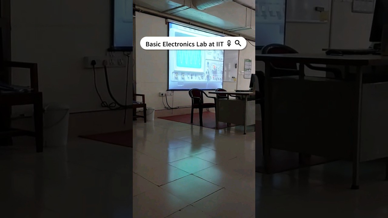 Basic Elctronics Lab at IIT KGP 🔥| ECE | #iit #iitkgp #shorts #viral #jee #electronicengineering