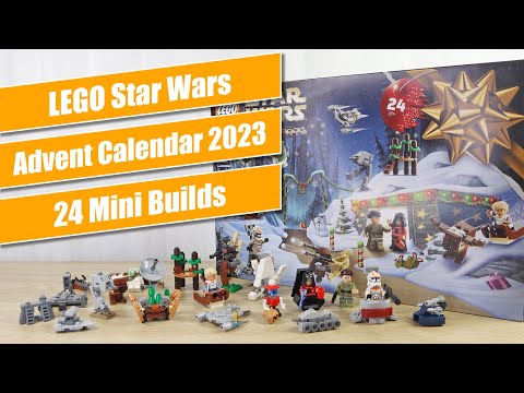 2023 LEGO Star Wars Advent Calendar 75366 – LEGO Star Wars Build