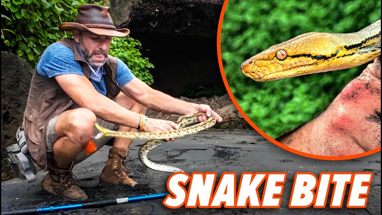 Bitten by a Python in Bali's Cave of Nightmares!