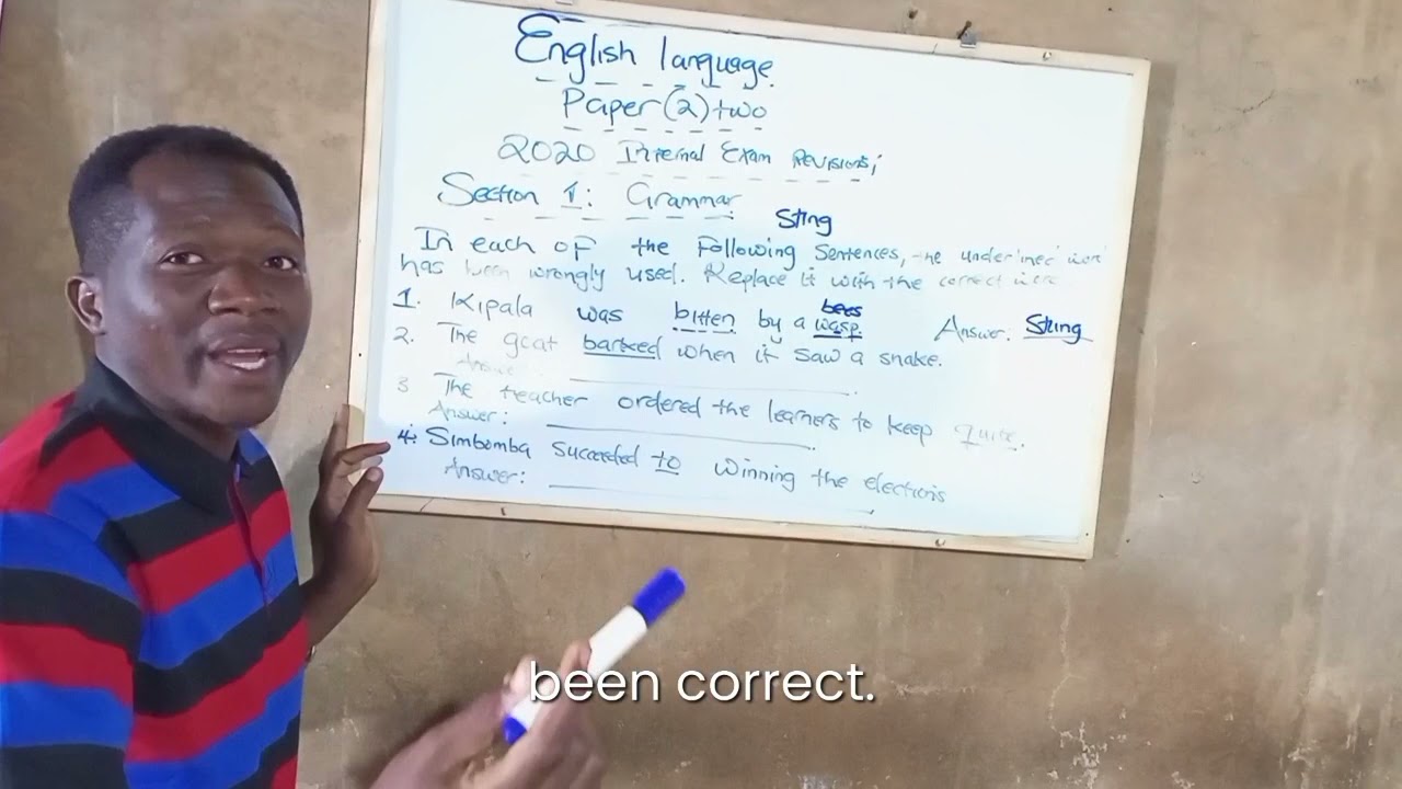 How to answer English Paper 2 Section 1 (2020 Exam Word meaning).  #revisealotforgoodresults