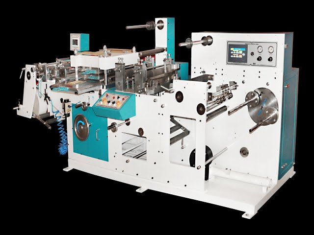 Flatbed Die Cutting Machine - High Speed Die Cutting Machine (With Roll ...
