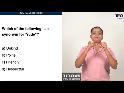 Rude | 1EQ ISL Vocab