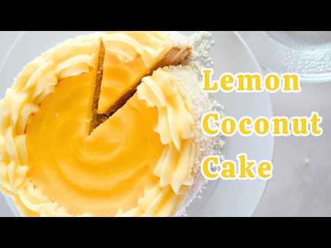 The BEST Lemon Coconut Cake | Zesty, Moist & Easy to Make!