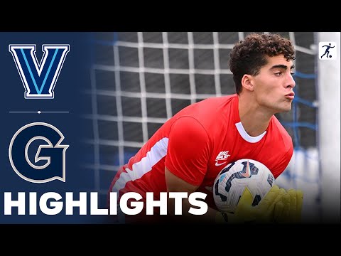 Villanova vs Georgetown | NCAA College Soccer | Highlights - October 23, 2024