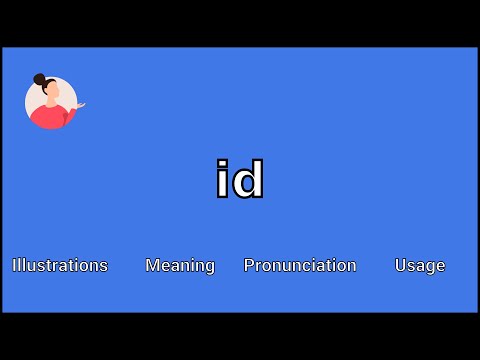 ID - Meaning and Pronunciation