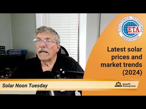 Latest Solar prices and industry trends (Solar Noon Tuesday)