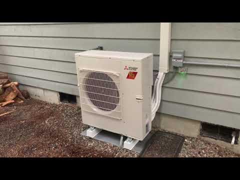 Mitsubishi Ductless 3 zone system