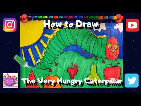 How to Draw The Very Hungry Caterpillar